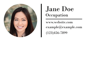 A professional email signature that works with any Email provider! | Upwork