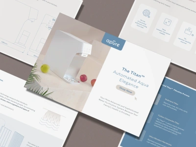 A minimalistic and clean brochure design. | Upwork