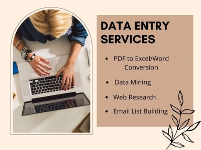 A professional and quick data entry services with 100% accuracy | Upwork