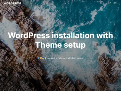 WordPress installation with Theme setup | Upwork