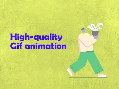 A high-quality GIF animation | Upwork
