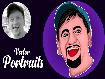 Semi realistic vector portrait / avatar for your profile picture | Upwork