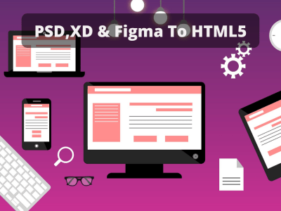 Figma psd sketch and xd to responsive html conversion | Upwork