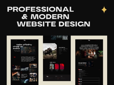 Professional and modern website design. | Upwork