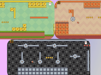 A 2D game with any mechanism Fighting/Shooting/Dungeon/2D Platformer ...