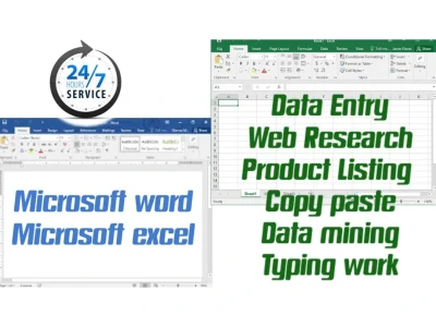 A data entry copy paste word excel data entry work | Upwork