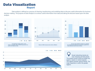 Impressive Charts and graphs to visualize data | Upwork
