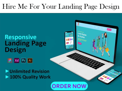High Converting, Modern & Responsive Landing Page UI Design in Figma | Upwork