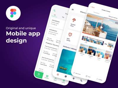 A high quality mobile app design in figma | Upwork