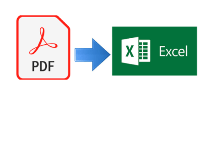 PDF document converted into Microsoft Excel spreadsheet | Upwork