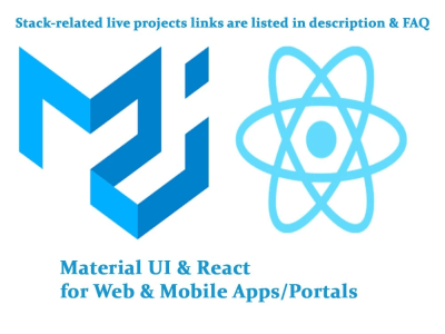 An attractive single page web application using react, angular, ionic | Upwork