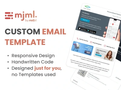A perfect html email created using mjml | Upwork