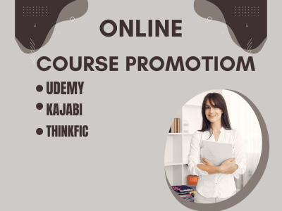 Udemy, kajabi And Thinkific Online Course Promotion To Active Students | Upwork