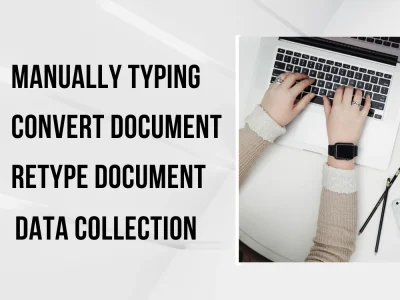 Perfect typing, copy-paste, data conversion | Upwork