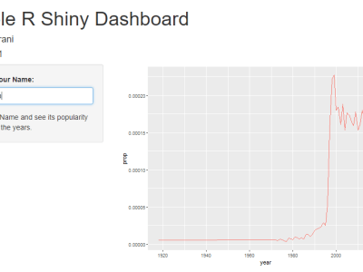 A simple R Shiny Dashboard | Upwork