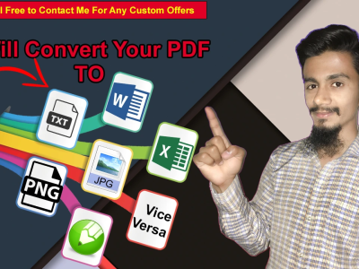 Your files converted from one format to another format | Upwork