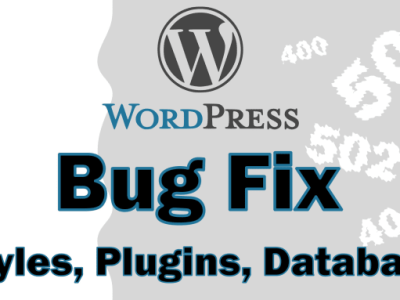 Any WordPress bug fixed | Upwork