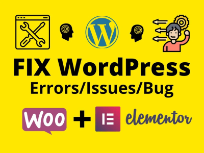WordPress Bug Fixes, Plugin Fix, Theme Fixes with Elementor and MySql Fixes | Upwork