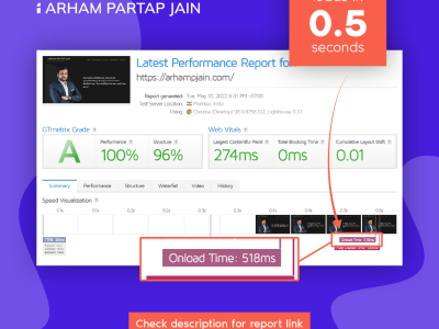 A fast loading website of less than 2 seconds loading time | Upwork