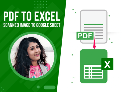 PDF converted to Excel, scanned image to Google Sheets | Upwork