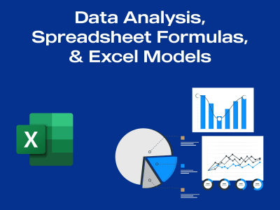 An Excel model with formulas in your spreadsheet | Upwork