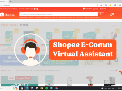 Shopee eCommerce Virtual Assistant | Upwork