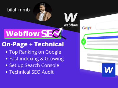 Complete On-Page and technical Webflow SEO for the top-ranking | Upwork