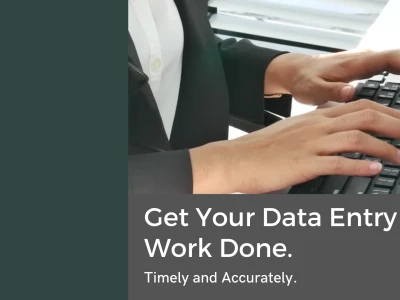 High quality, error-free data entry completed timely and accurately ...