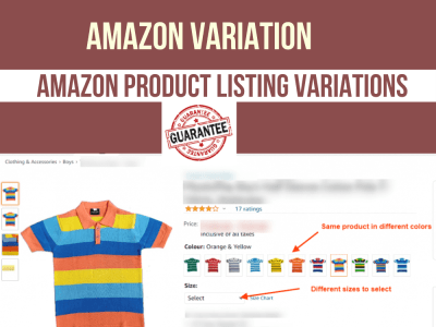 Amazon product variation or parent child listing | Upwork