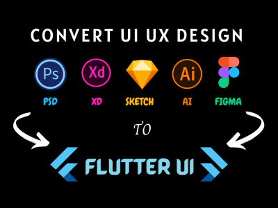 Flutter dart UI from your UI/UX Design | Upwork