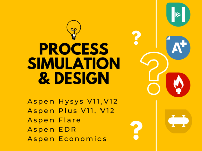 Simulation on aspen hysys, plus,pipesim, edr | Upwork