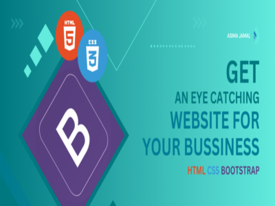 An eye-catching website designed in html css & Bootstrap | Upwork
