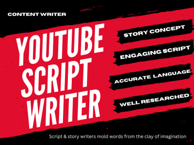 A exceptional script and story writer for your YouTube channel | Upwork