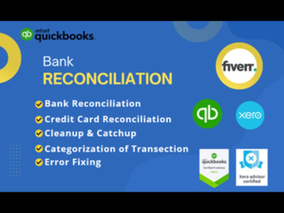 Bank Reconciliation and Error Fixing | Upwork