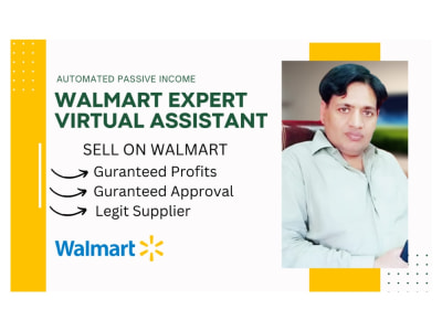 Walmart virtual assistant for WFS, Dropshipping and 2step | Upwork
