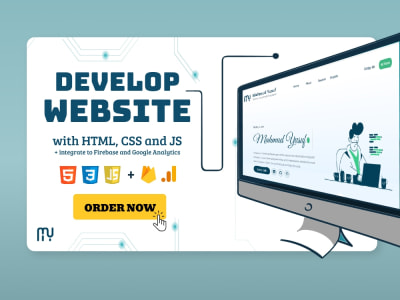 Responsive website build with HTML, CSS and Javascript | Upwork