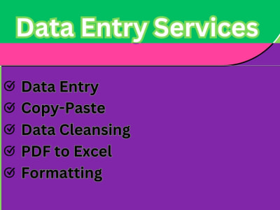 Data entry & cleaning, data formatting and research, accuracy ...