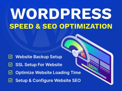 WordPress Website Speed Optimization & SEO Optimization | Upwork