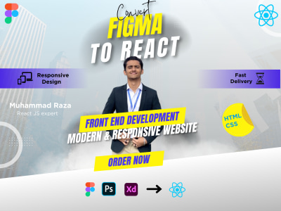 React JS | Front End Developer | Figma to React JS | HTML,CSS,JavaScript | Upwork