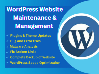 Monthly WordPress Website Maintenance and Management Service | Upwork