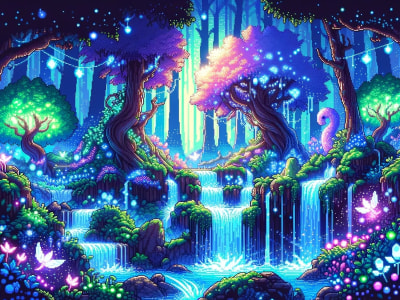 Amazing pixel art scenery | Upwork