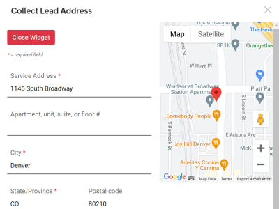 Google Map Autocomplete Widget in Zoho CRM for any modules | Upwork