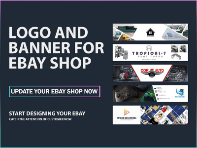 Banner and logo for your eBay shop | Upwork