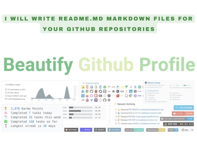 Beautiful Markdown files for your GitHub repositories | Upwork