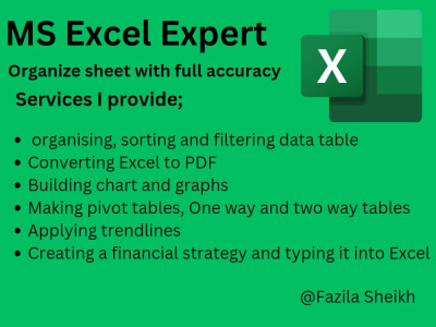 Fantastic Data Entry, MS Excel work | Upwork