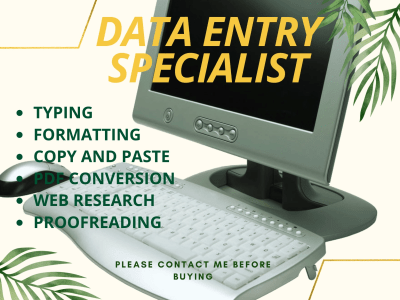 Microsoft Word Typing & Formatting, Document Conversion, Copy & Paste ...