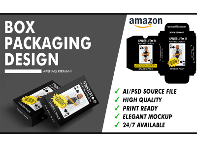 A unique premium amazon product package design | Upwork