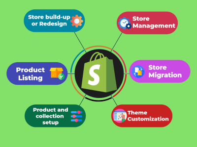 Expert shopify store management service, add products, install apps ...