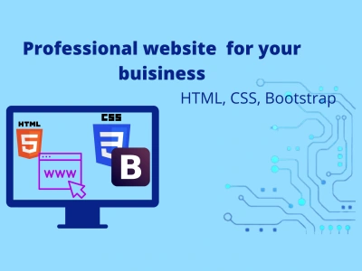 HTML CSS bootstrap website | Upwork