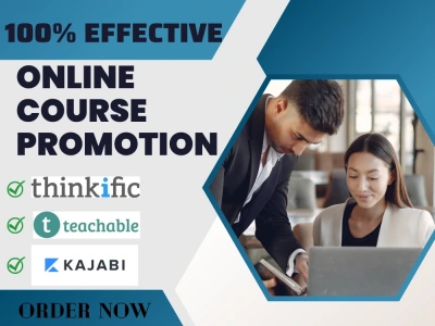 Effective Udemy or Thinkific online course promotion to over 500k audience | Upwork